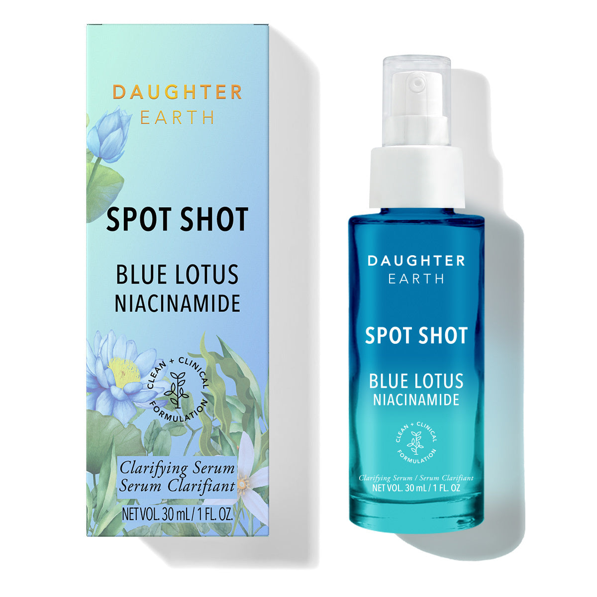 Spot Shot - 10% Niacinamide Serum with Blue Lotus + Ceramides ...